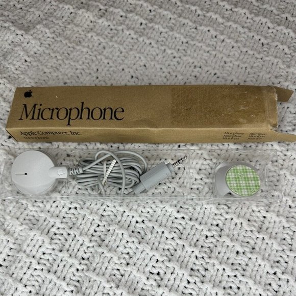 Apple | Other | Vintage Apple Computer Inc Microphone 69953a Computer ...